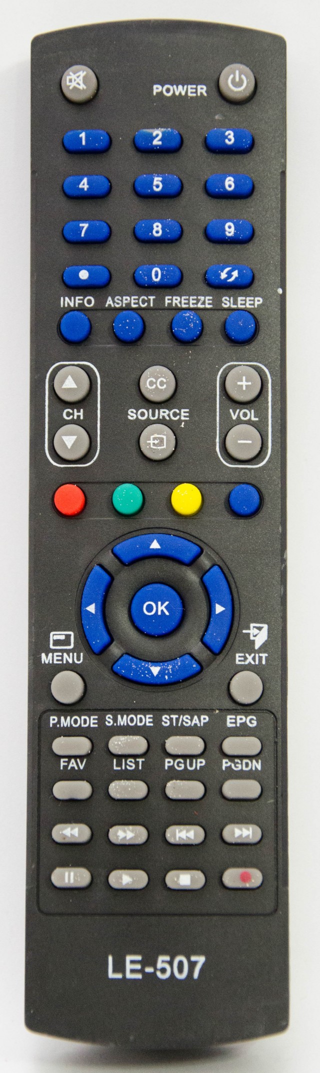 TV CCE Cód LE 507 / SKY 7402 / CO 1227 / LHS 507/ LE 507 / KA 3010