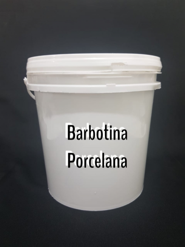 BARBOTINA PORCELANA BALDE 5KG por R$85,00