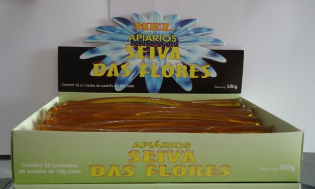 Mel em Sachet Comprido - caixa com 50 unidades por R$27,32