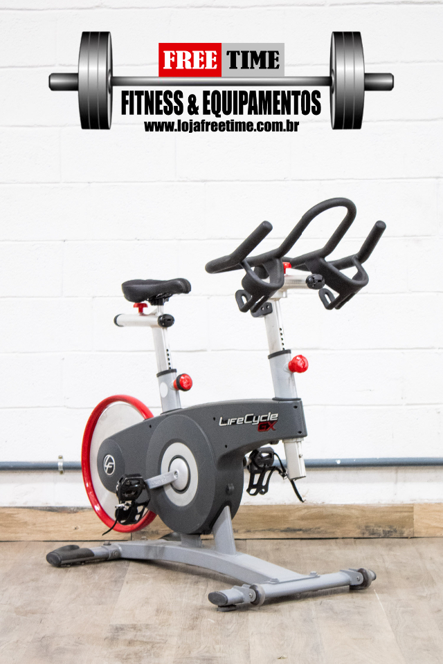 Bike Spinning Life fitness mod Life cycle GX usada por R$7.990,00