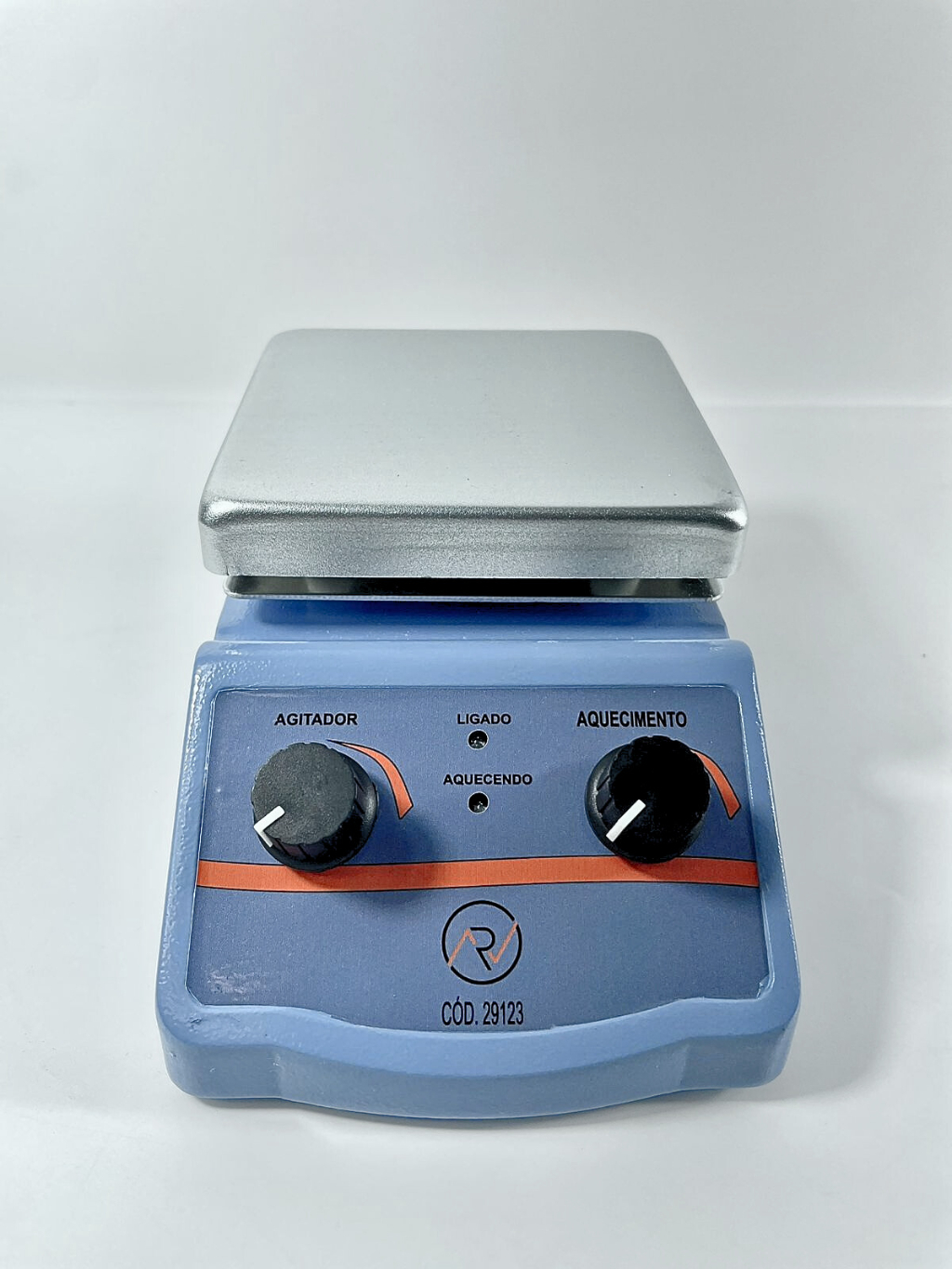AGITADOR MAGNETICO COM AQUECIMENTO COM PLACA REVESTIDA DE PIROCERÂMICA ...
