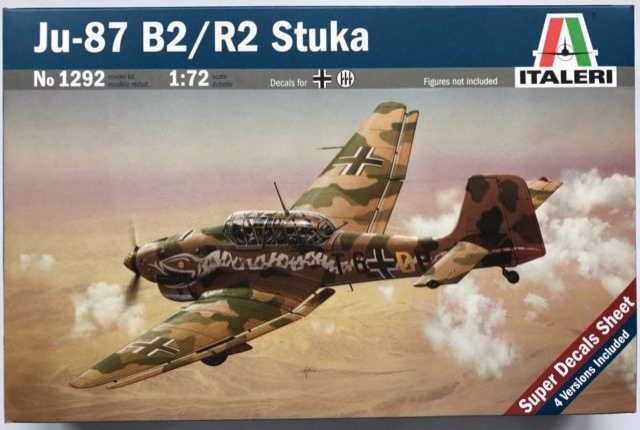 Junkers Ju-87 B2/R2 Stuka 1:72 # 1292 - ITALERI