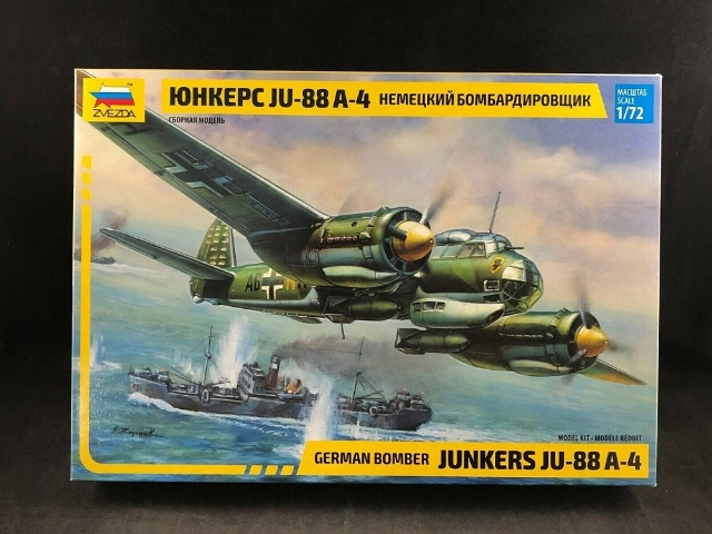Junkers JU-88 A-4 1:72 # 7282 - ZVEZDA