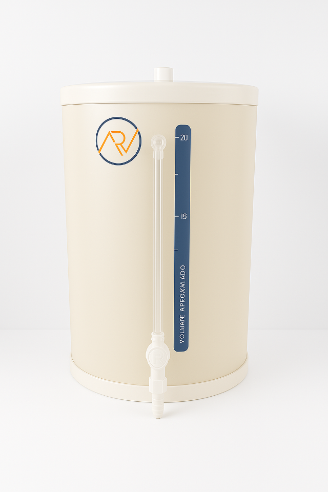 BARRILETE DE PVC PARA ÁGUA CAPACIDADE PARA 20 LITROS (COD 20539) por R$199,99