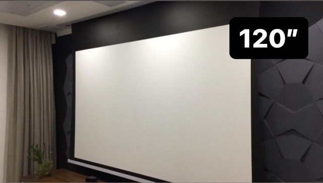 Tela de projeção tensionada motorizada 120 Polegadas 4:3 por R$3.300,00