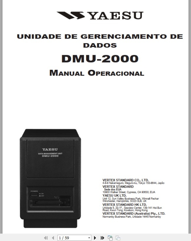 Manual Em Português Yaesu Dmu-2000