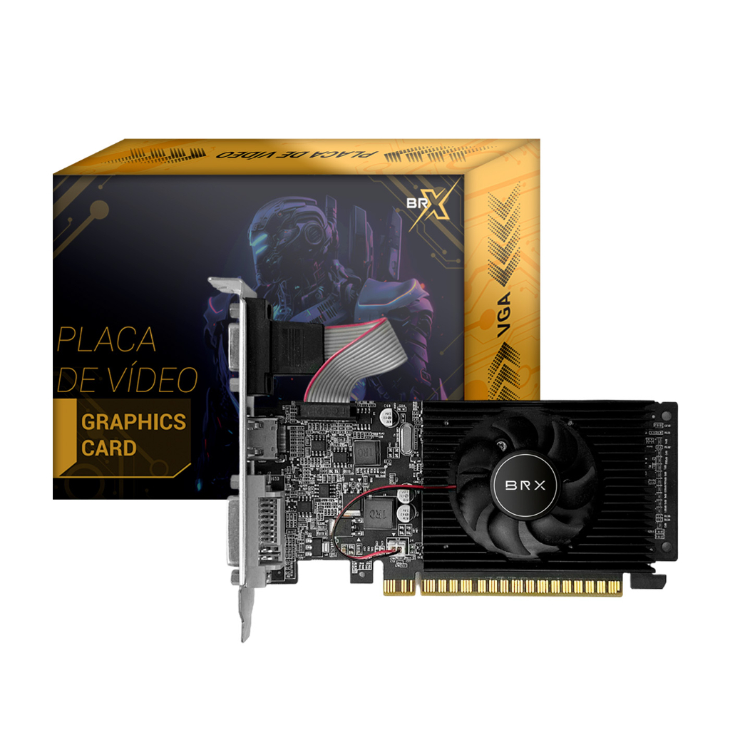PLACA DE VIDEO BRX VGA GT 210 1GB BRX DDR3