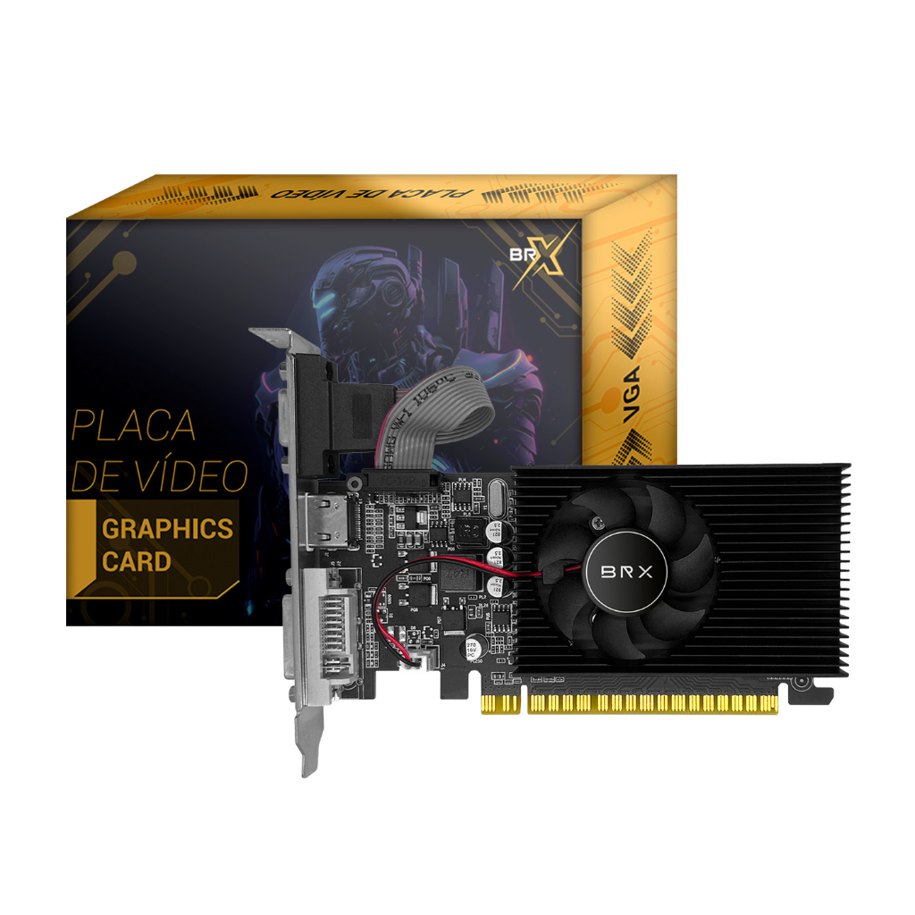 PLACA DE VIDEO BRX VGA GT 730 4GB