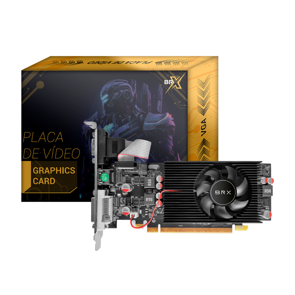 PLACA DE VIDEO BRX VGA R5 240 2GB 128BITS