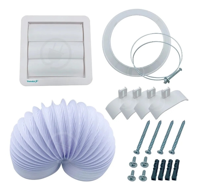 KIT EXAUSTAO SECADORA 100X3000MM