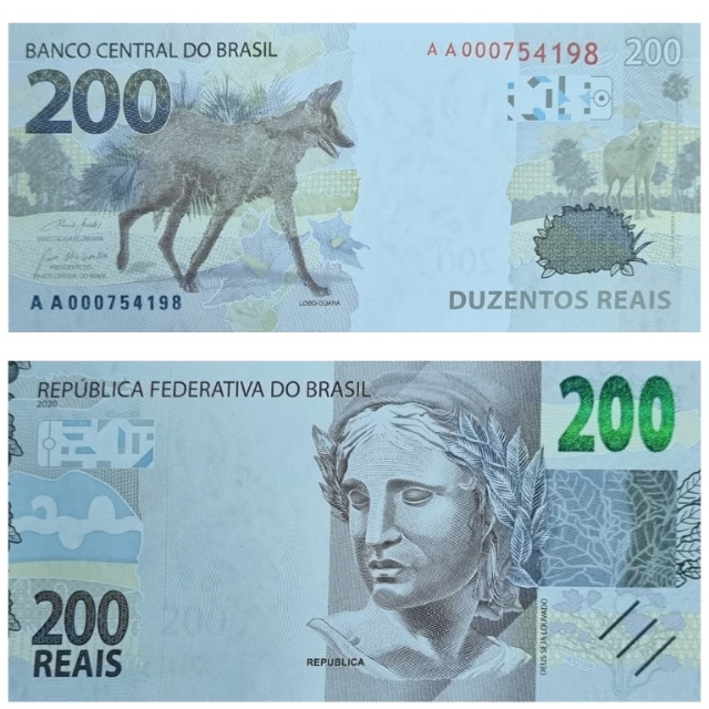 C370 200 Reais AA; Guedes e Campos Neto; 2020 Fe por R$270,00