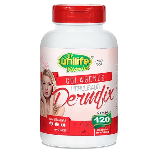 Colágeno com Vitaminas Dermfix 120 caps 450mg