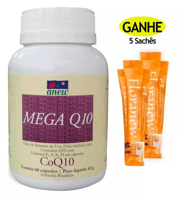 Mega Q10 (coenzima q10) Anew 240 Caps 500mg