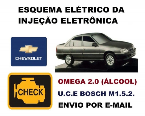 Gm Omega 2.0 Mpfi Álcool Esquema Elétrico Da Injeção M1.5.2 por R$33,00